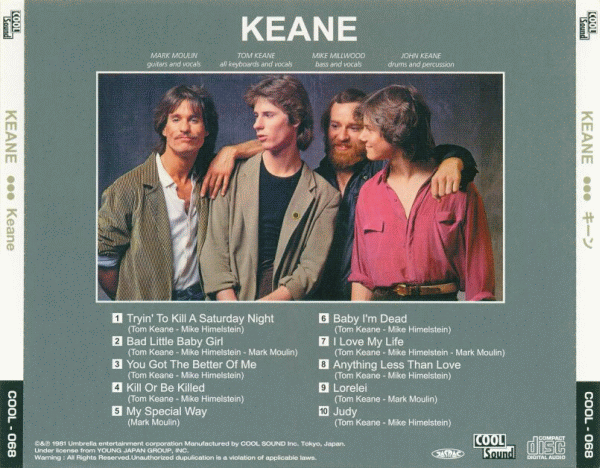 Hard Rock / AOR Heaven: KEANE - Keane (1981) remastered